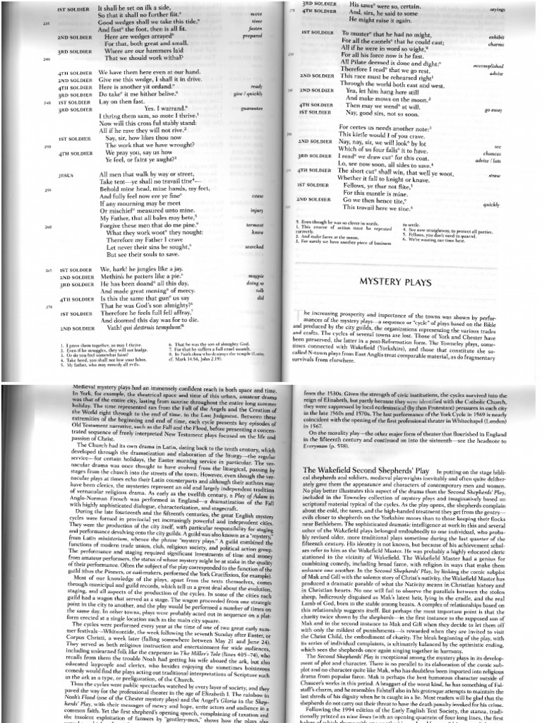 Mak's Deception in The Shepherds' Play | PDF | Ovis | Sheep