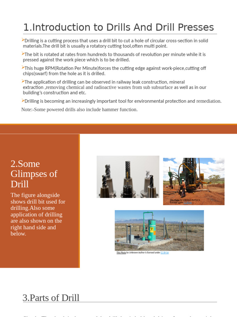 Overview of Drills and Drill Presses | PDF | Drill | Drilling