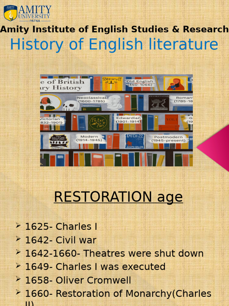 2.HISTORY OF ENGLISH LITERATURE - MODULE 2 Final | PDF | Poetry