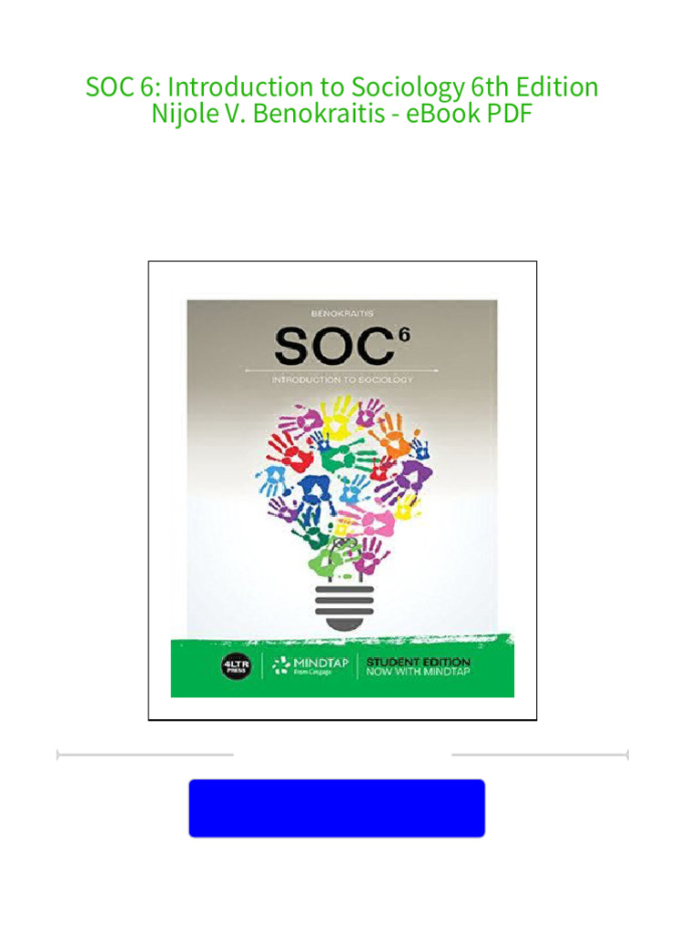 Immediate Download SOC 6: Introduction To Sociology 6th Edition Nijole ... Immediate Download SOC 6: Introduction To Sociology 6th Edition Nijole ...