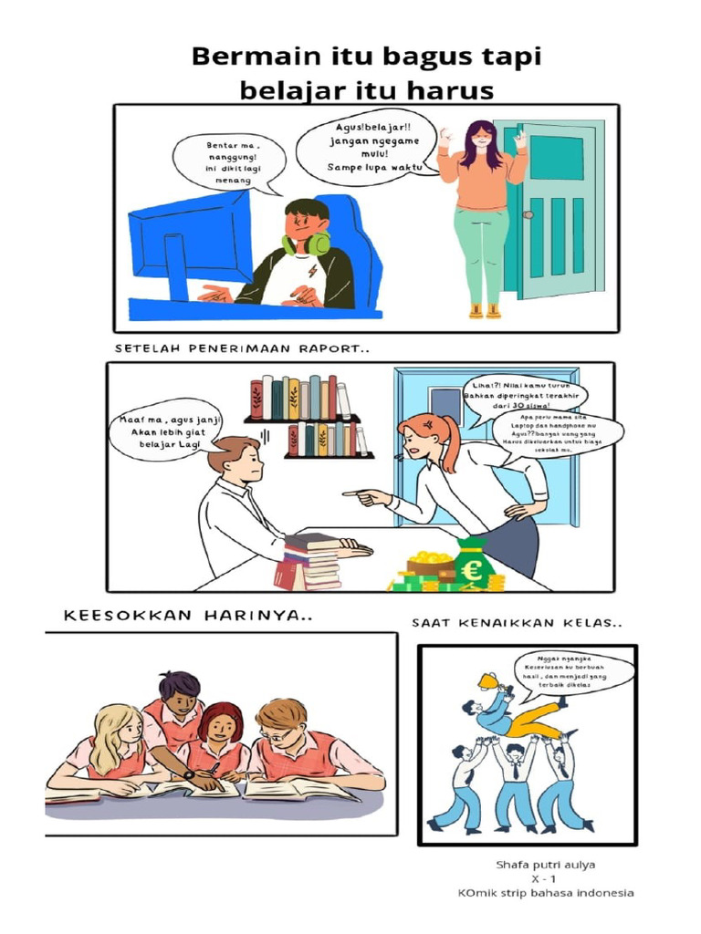 komik pendidikan | PDF