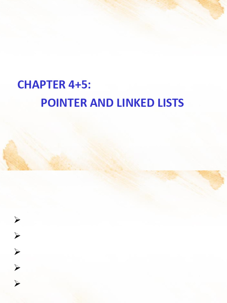4 - 5-Pointer and Linked List | PDF | Pointer (Computer Programming ...