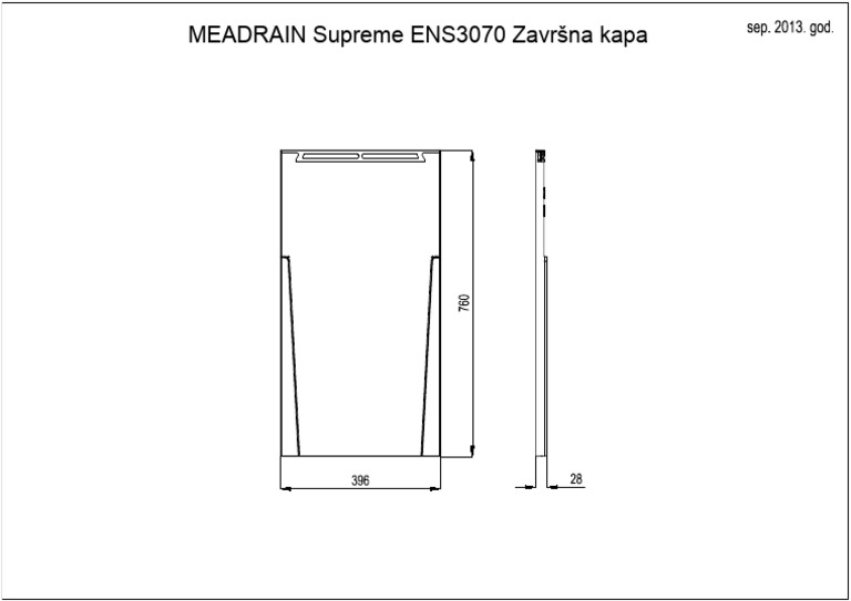+MEADRAIN Supreme ENS3070 Završna Kapa Zatvorena Na Kraju | PDF