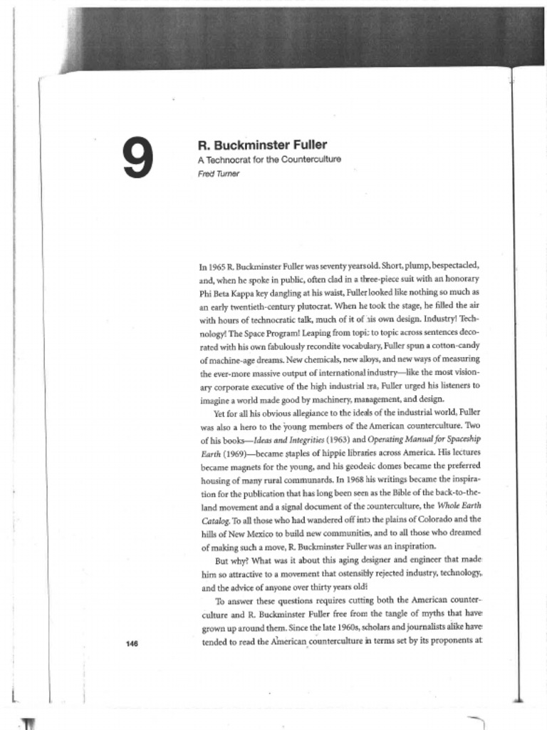 Turner - Buckminster-Fuller Technocrat For The CC | PDF