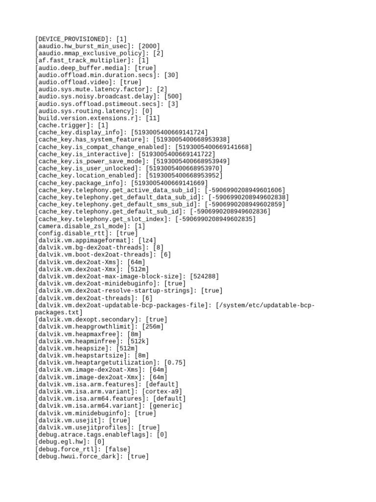 Android System Configuration | PDF | Xiaomi