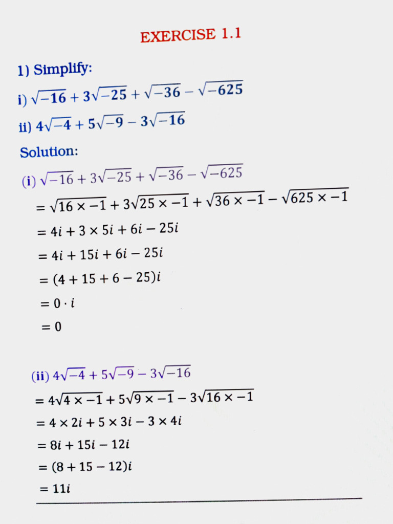 Complex Numbers | PDF