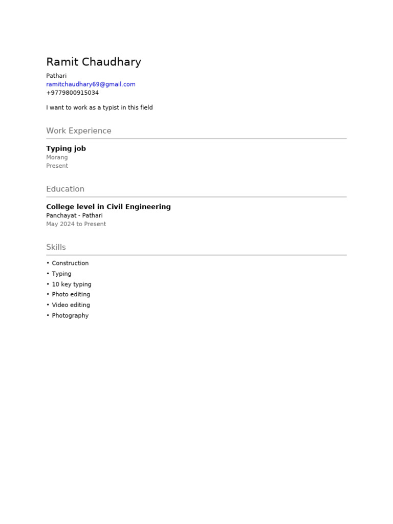 Ramit Chaudhary | PDF