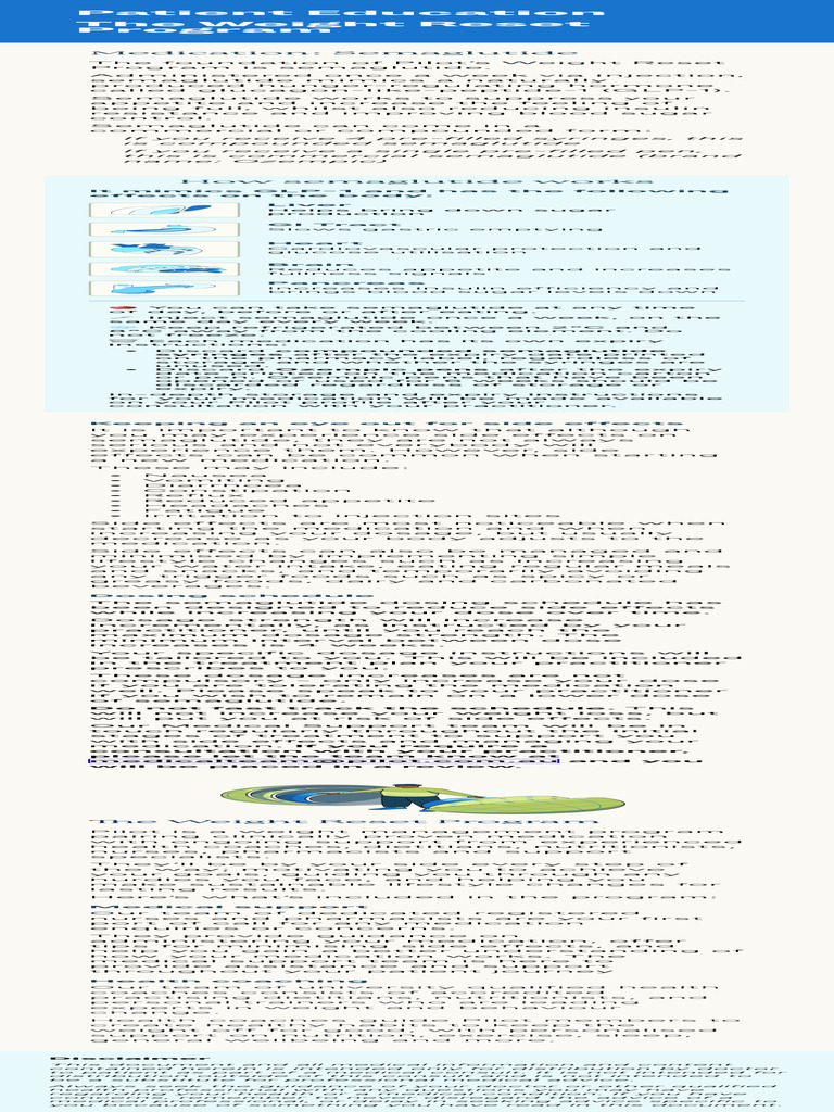 Pilot Weight Loss Consult Fact Sheet | PDF | Dose (Biochemistry ...