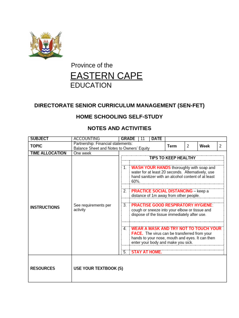b1 Acc GR 11 Term 2 Week 2 Notes and Activities ENGLISH QP - AB | PDF ...