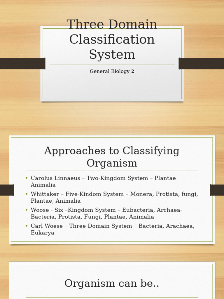 Three Domain Classification in Biology | PDF | Biology | Organisms