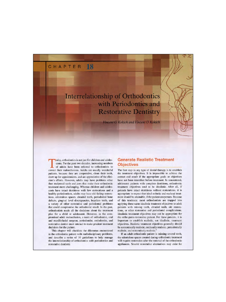Kokich Nanda Chapter Word Document | PDF