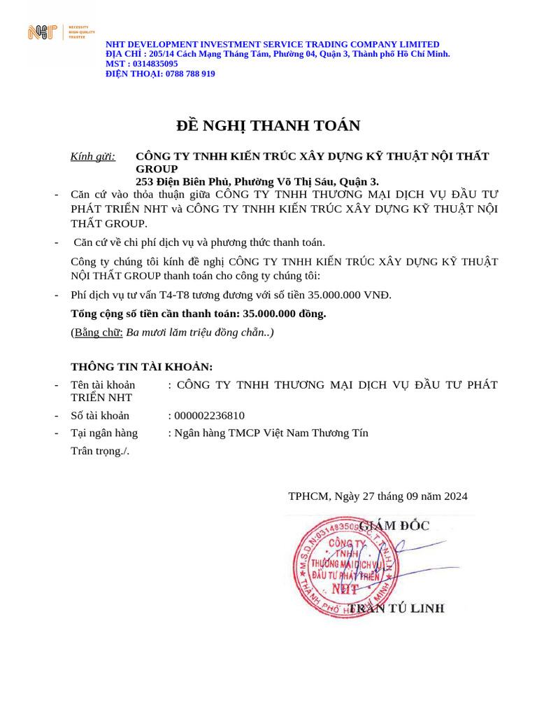 DNTT NHT | PDF