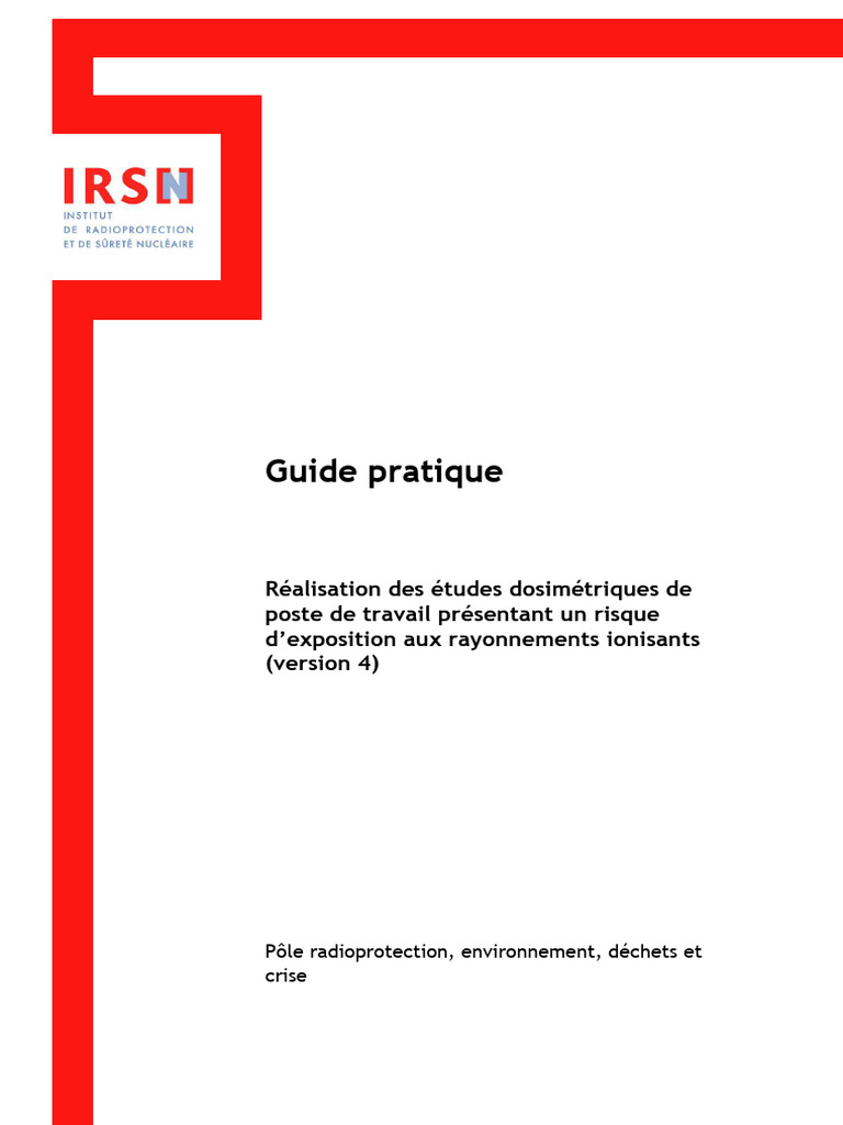 Études Dosimétriques: Guide Pro | PDF | Dose absorbée | Rayonnement ...