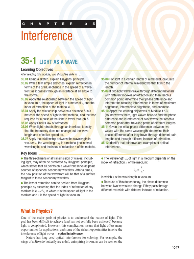 Remaining Portion Interven Interference | PDF | Wavelength | Diffraction