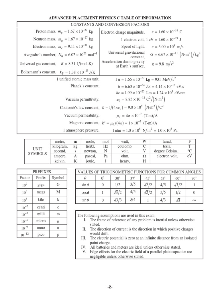 Physics Test With Answers Key | PDF | Electronvolt | Force