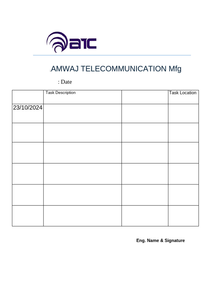 Task FORM | PDF