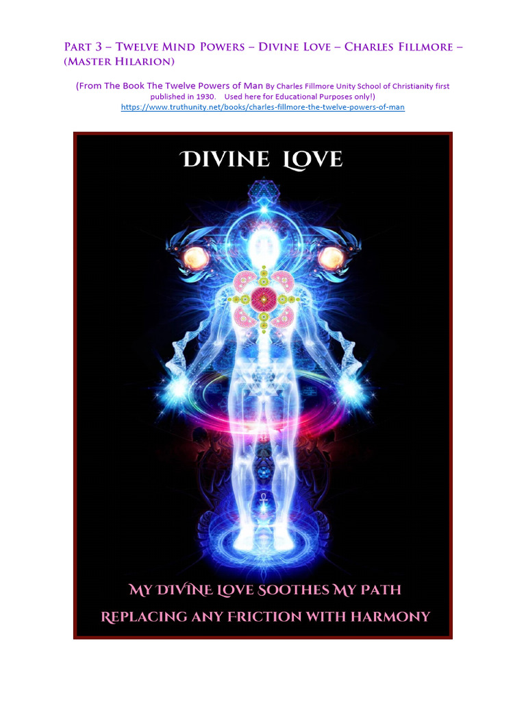 Part 3 Twelve Mind Powers - Divine Love | PDF | God The Father | Jesus