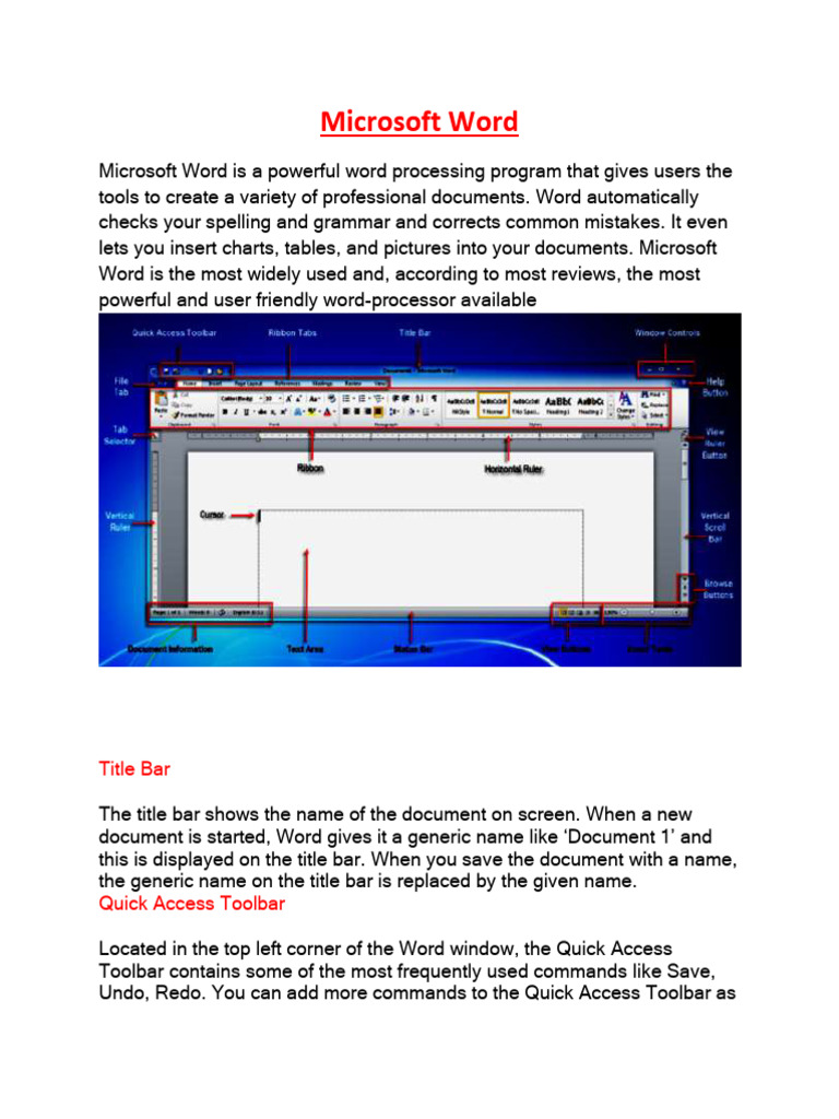 Microsoft Word | PDF | Window (Computing) | Button (Computing)