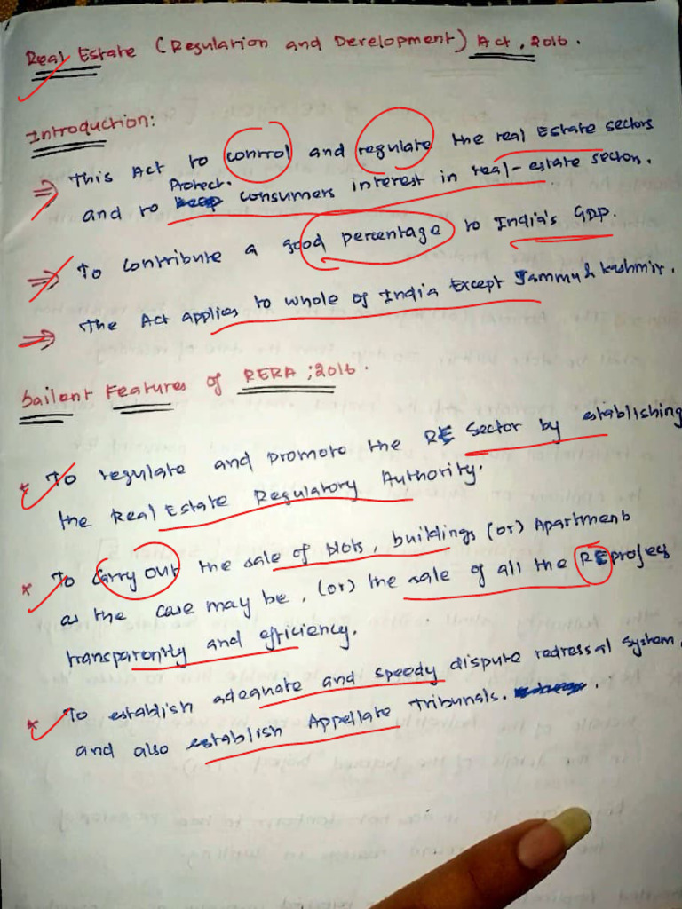 Rera Act | PDF