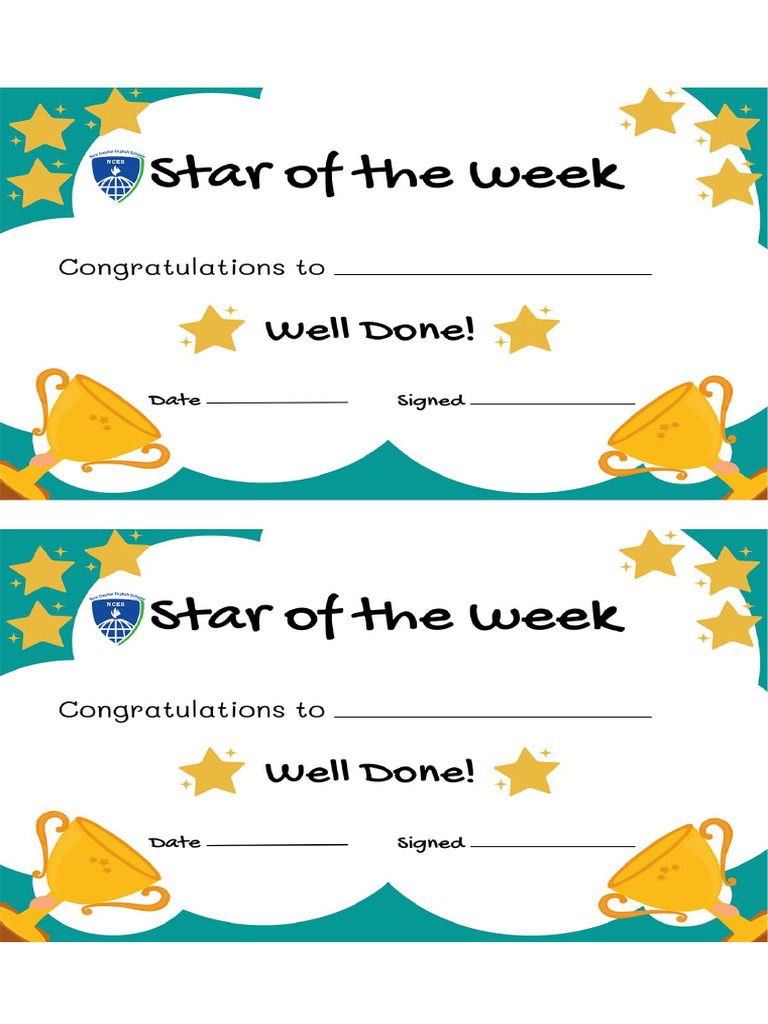 Star of The Week New | PDF