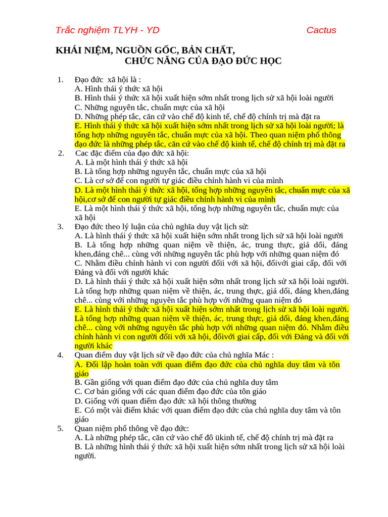 Nguon Goc Ban Chat Cua DDYH | PDF