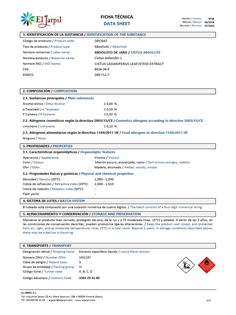 M0021019 Cistus Absolute FT | PDF | Hogar, jardinería y bricolaje