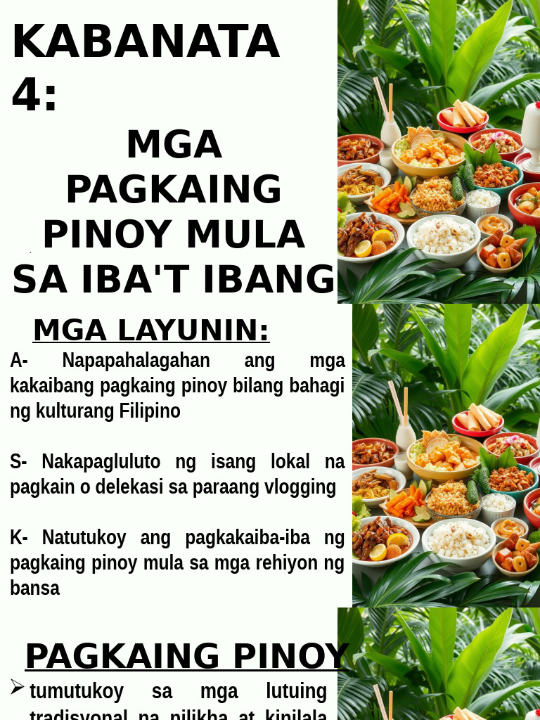 Pagkaing Pinoy | PDF