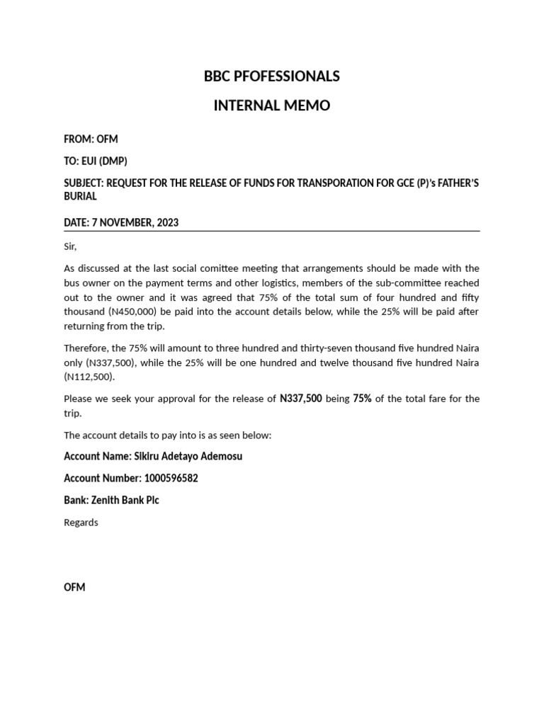 Internal Memo - BBC | PDF