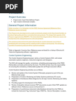 FEED Deliverable List (Sample) : Project Information | PDF ...