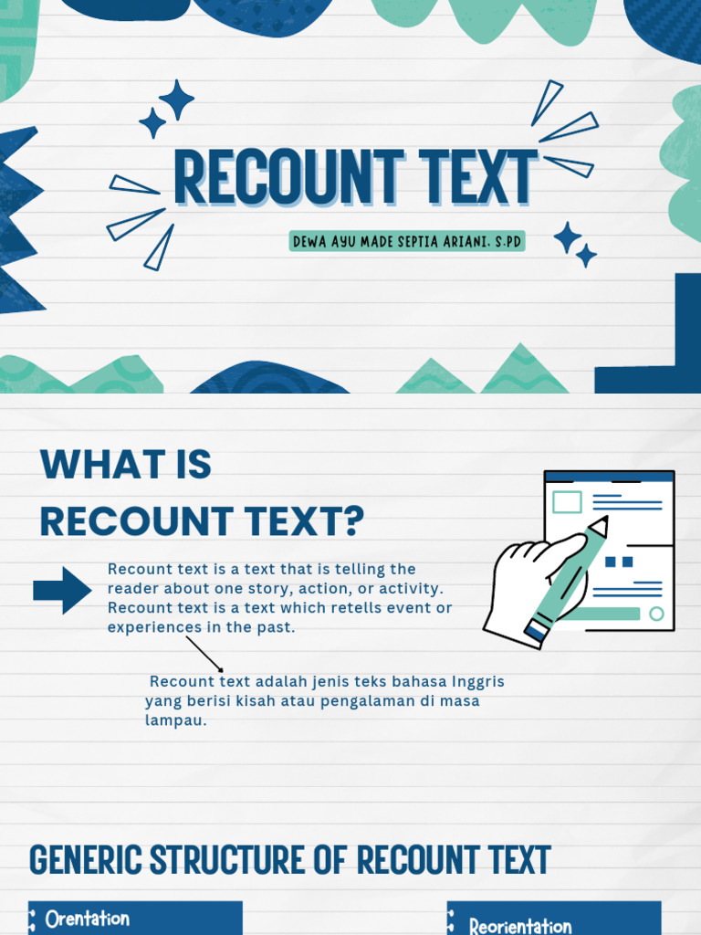 Recount Text | PDF