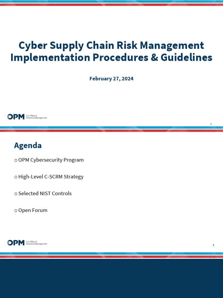 3-Use Case CSCRM Implementation Procedures and Guidelines-10am ...