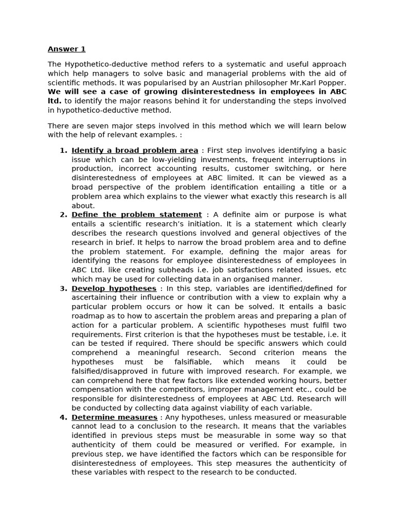 Research Methodology Assignment-New | PDF | Experiment | Scientific Method