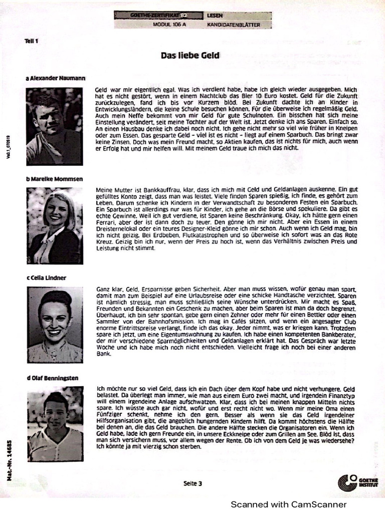 Lesen B2. Code 106 | PDF