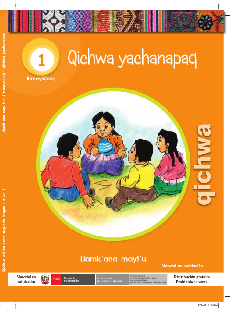 Quechua Collao Como L2 Nievel 1 | PDF