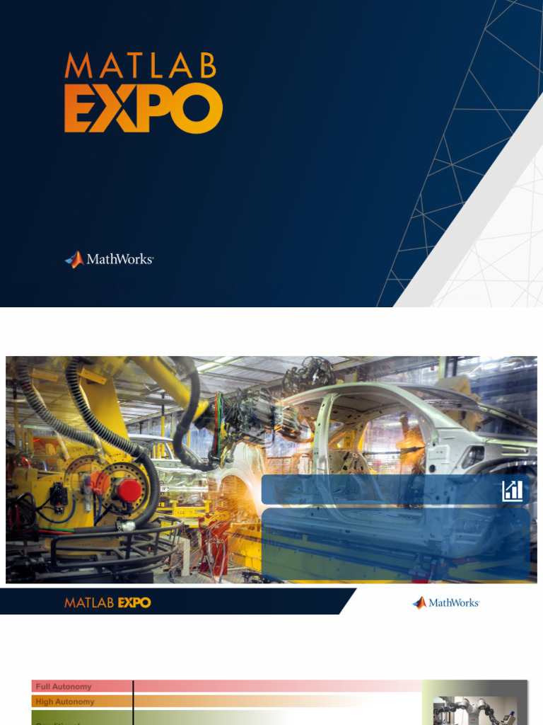 Matlab Expo 2020 Design Industrial Robotics Applications With Matlab and Simulink | PDF ...