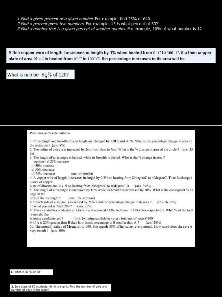 % type problems | PDF