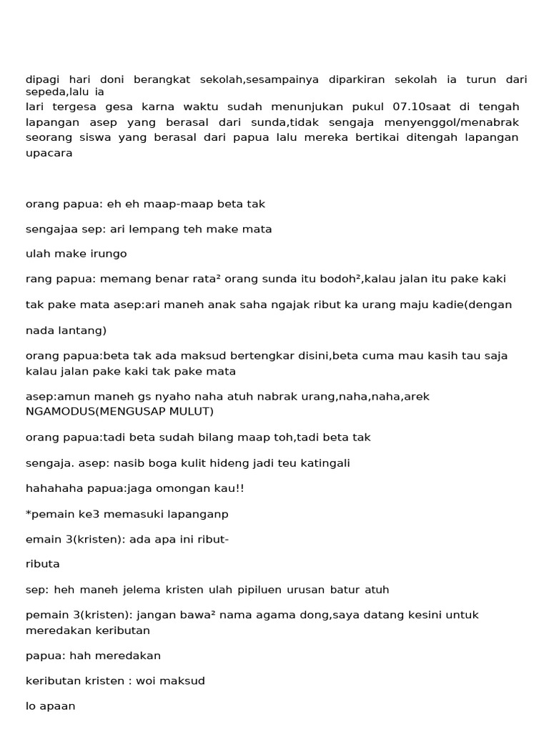 Dipagi Hari Doni Berangkat Sekolah, Sesampainya Diparkiran Sekolah Ia Turun - 20241014 - 194122 ...