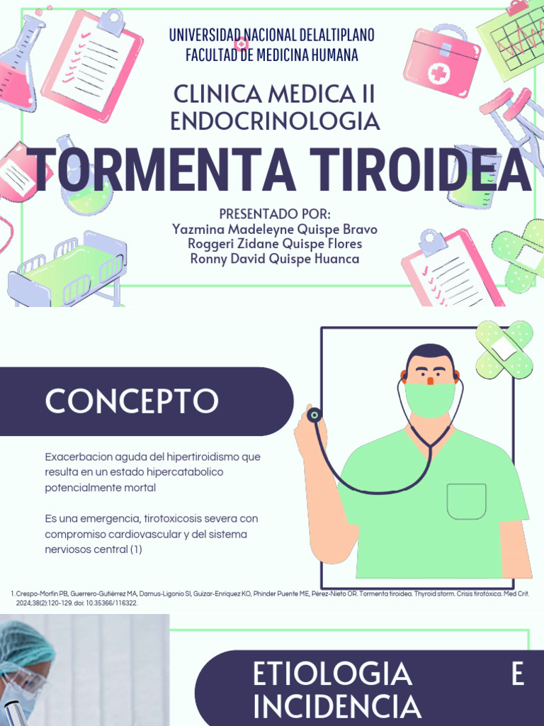 Tormenta Tiroidea | PDF | Tiroides | Hormona estimulante de la tiroides