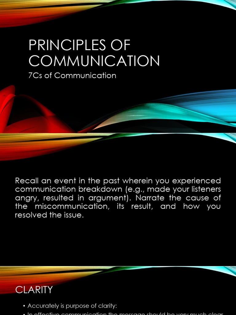 Principles of Communication | PDF | Communication | Human Communication