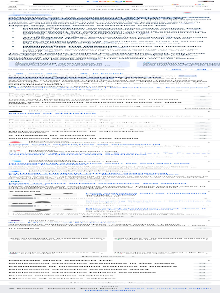 How Statistics Is Misleading - Google Search | PDF | Statistics ...