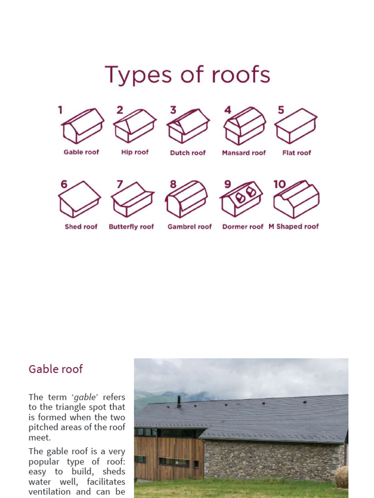 Types of Roofs Explained | PDF