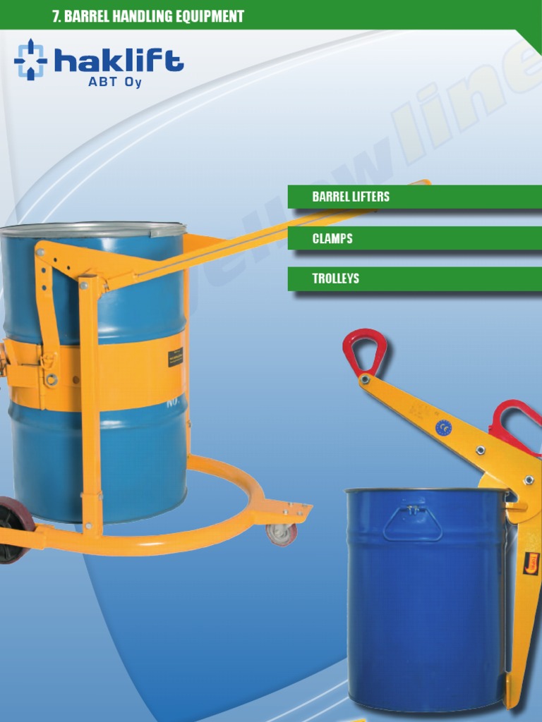Barrel Handling Equipment Overview | PDF