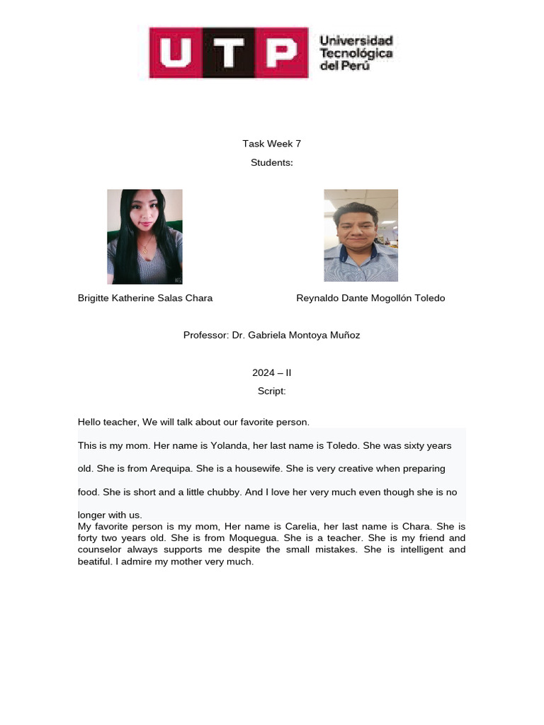 Task Week 7 - English | PDF