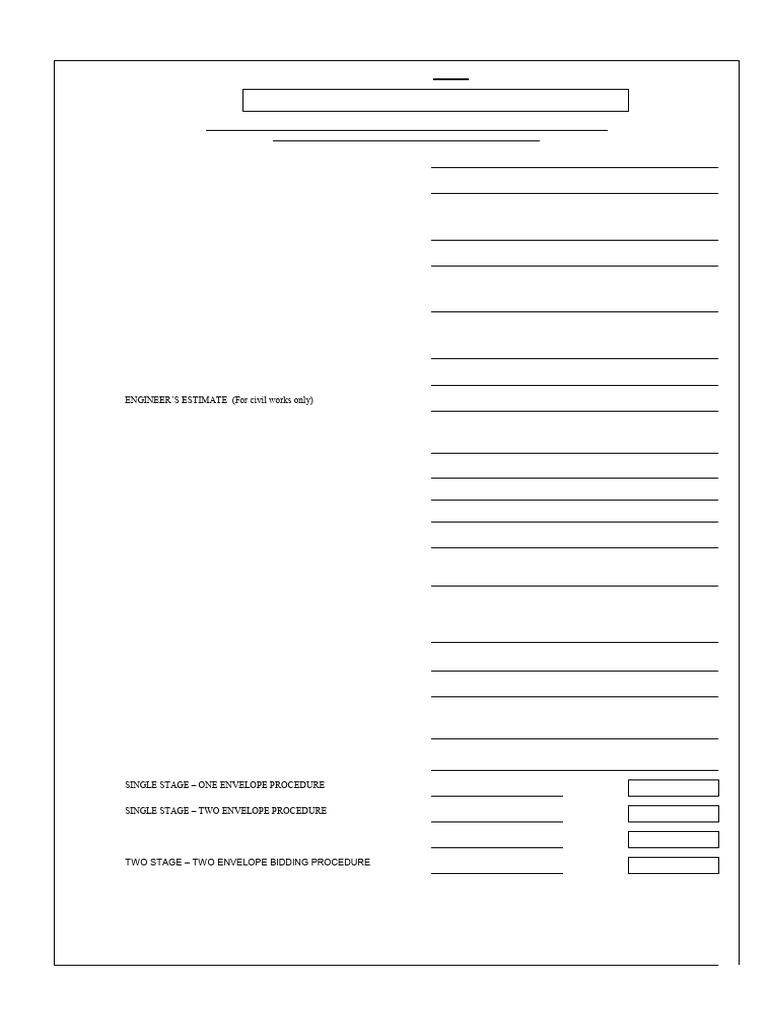 Ppra Evaluation Form | PDF