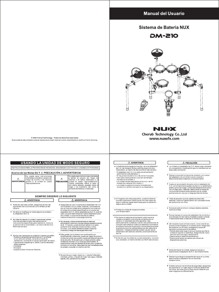 Manual-DM 210 de NUX | PDF