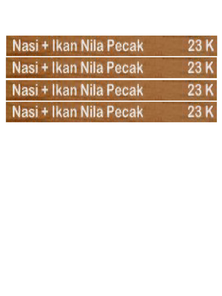 Sisip Ayam Pecak Reshwara Cafe | PDF