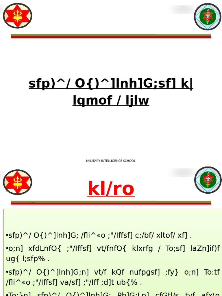 Counter Intelligence Method and Technique | PDF