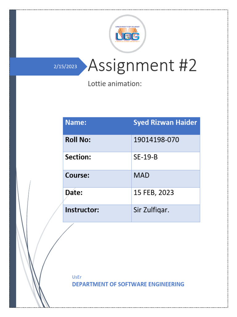 lottie animation assignment | PDF | Animation | Software Engineering