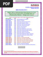 SANS 1200 Civil Engineering Standards | PDF | Architectural Elements ...