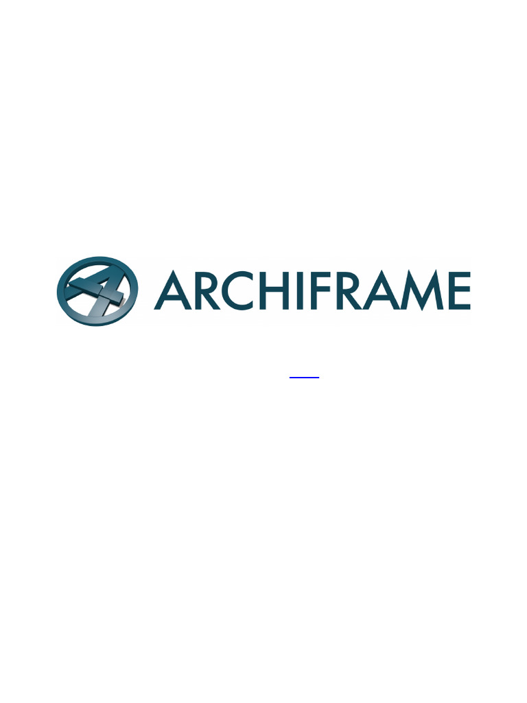 ArchiFrame Installation and Setup Guide | PDF | Xml | Computer File